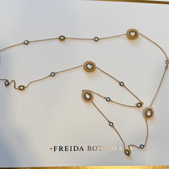 Freida Rothman | Jewelry | Freida Rothman Gold And Silver Necklace ...